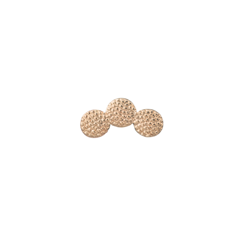 Bvla Pave Disc Arc Cluster Pushpin End Sacred Gold