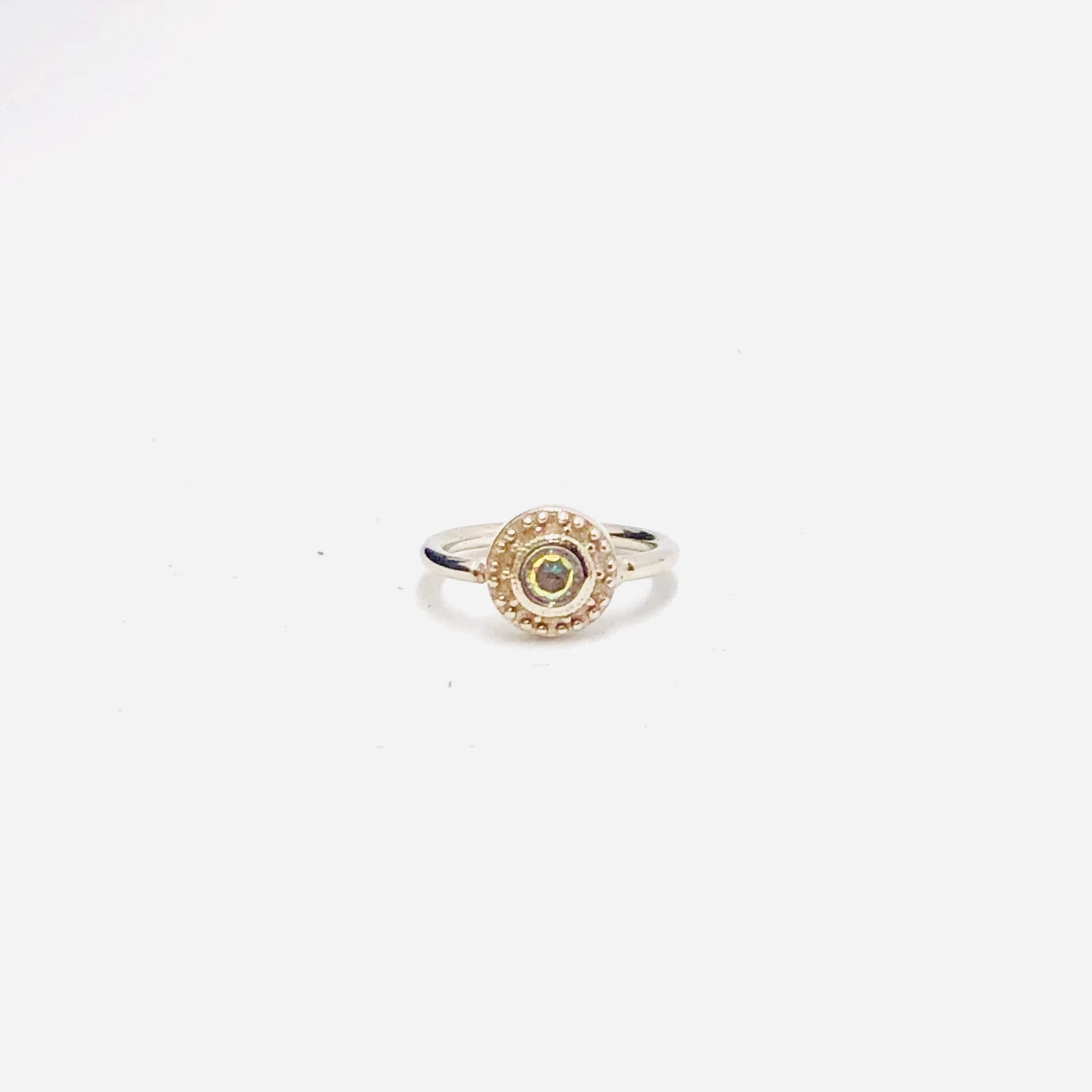 BVLA 18g Tiny Nanda Navel Orientation Seam Ring – Sacred Gold