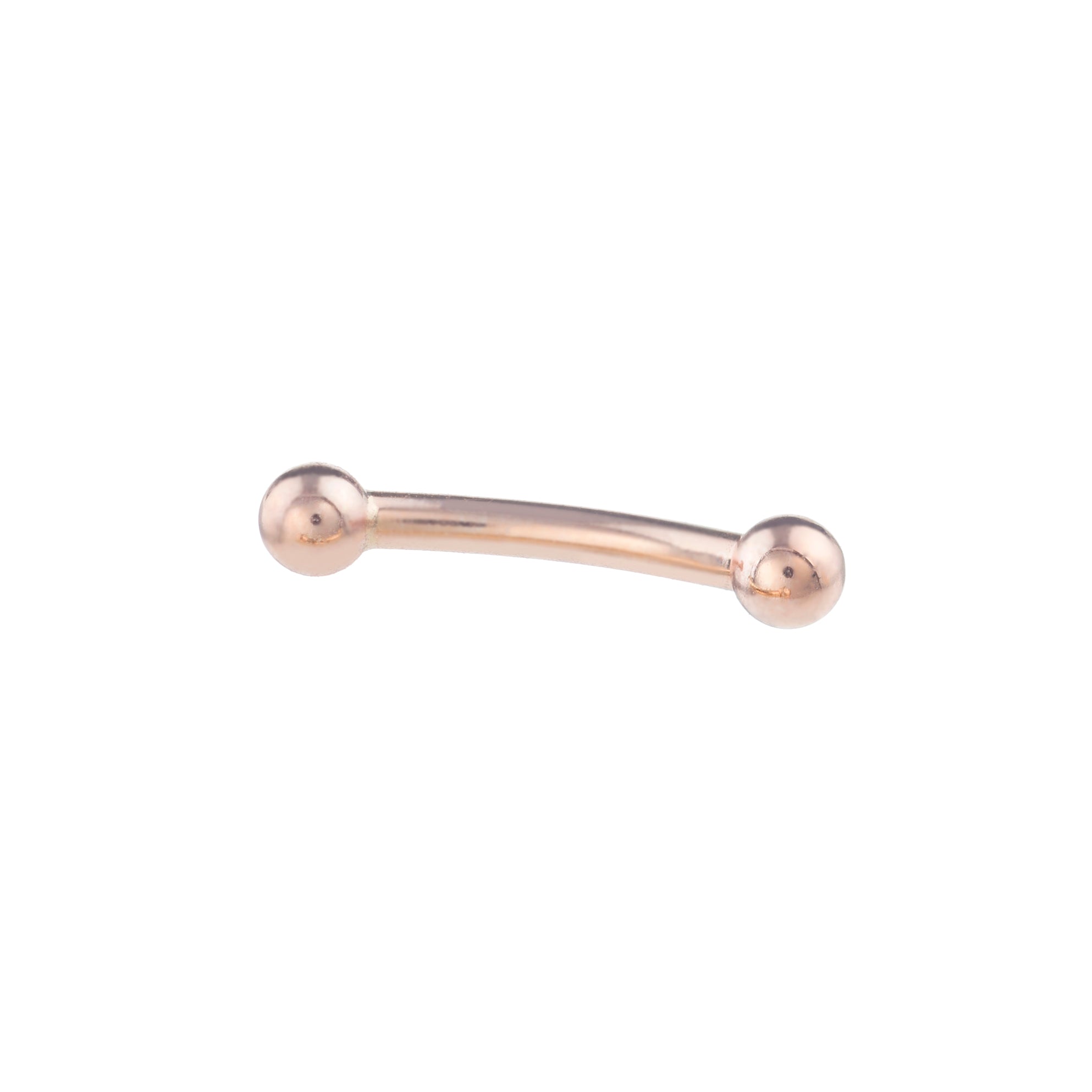 BVLA 16g Threadless Curved Barbell – Sacred Gold