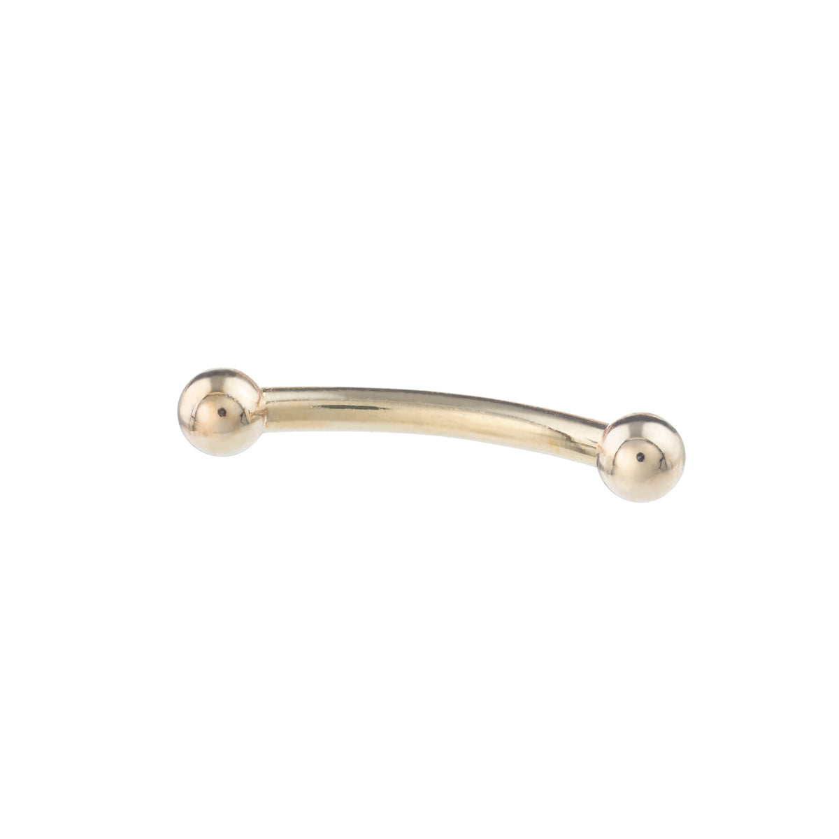 BVLA 16g Threadless Curved Barbell – Sacred Gold